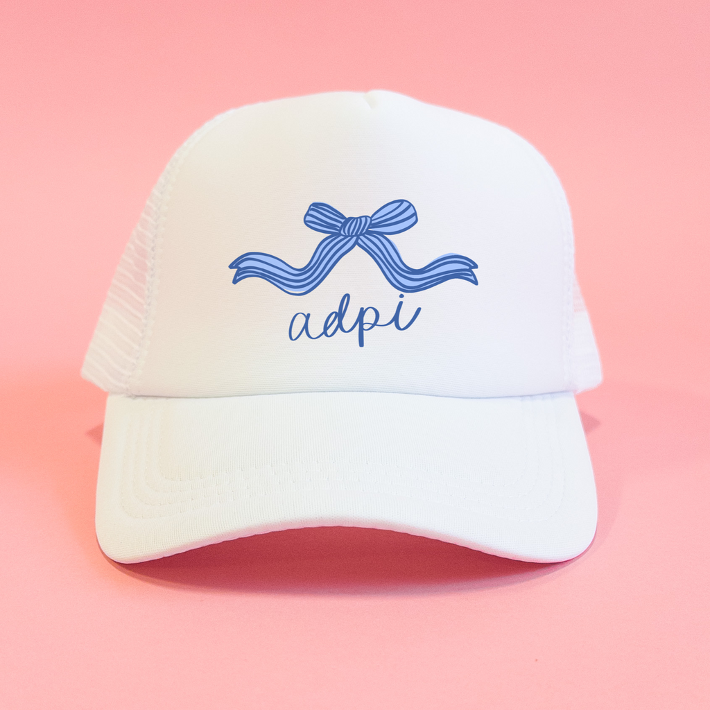 Bow Coquette Sorority Trucker Hat – Paddle Tramps